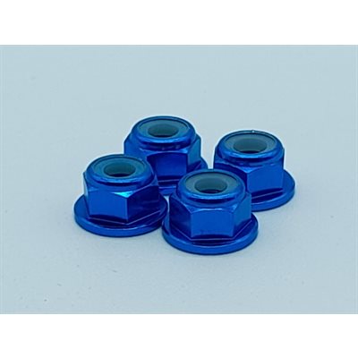 WAG M4-GD M4 aluminium nylock bolts LIGHT BLUE (4)